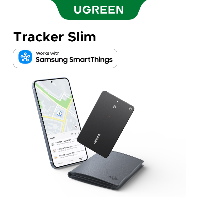 UGREEN Tracker Slim Work with Samsung SmartThings Smart Tracker Finder ...