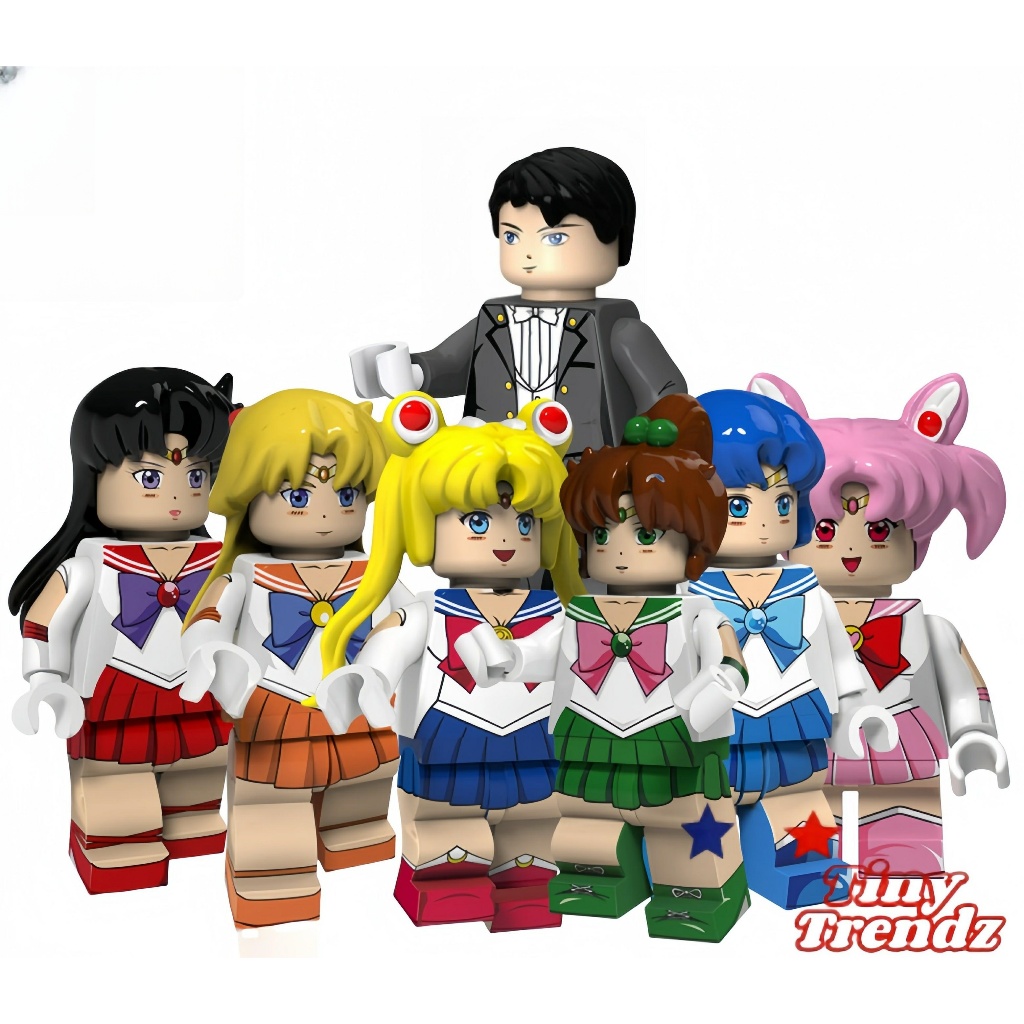 Pretty Guardian Sailor Moon Mini Building Blocks for kids children gift ...