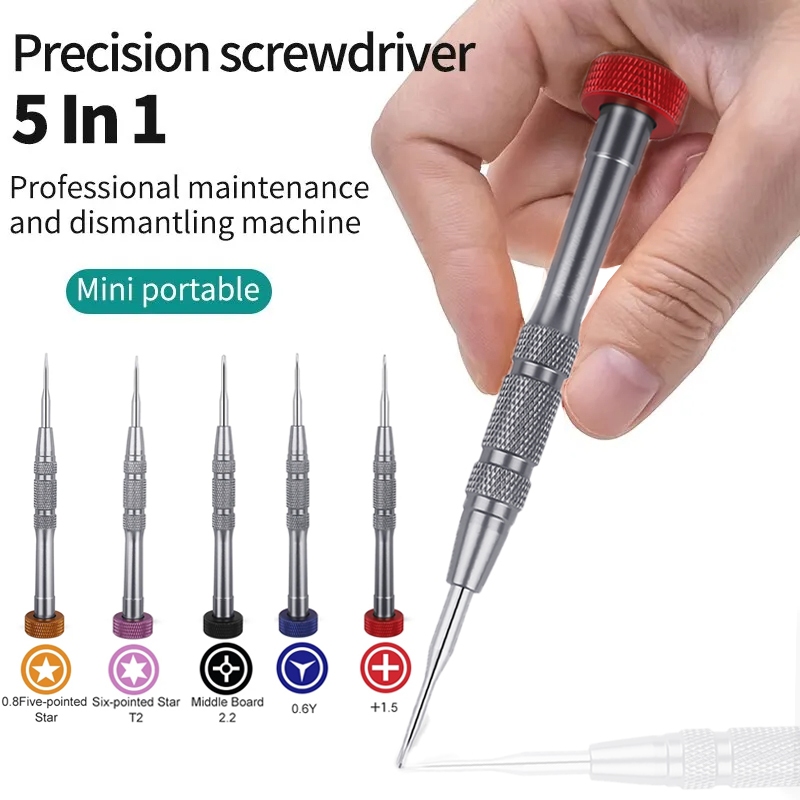 KUAIQU 1PC 5PCS Screwdriver fix tablet mobile Precision for iPhone Samsung Xiaomi iPhone Repair ...