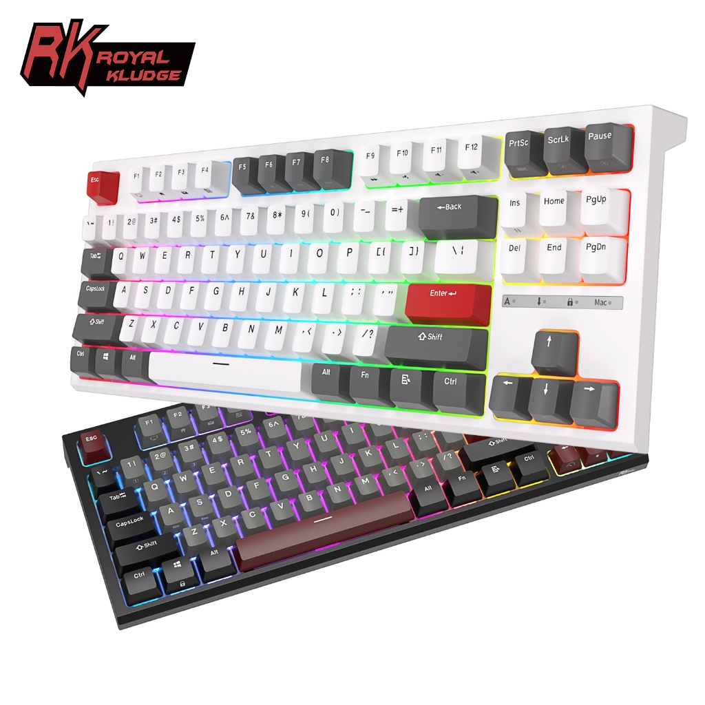 Royal Kludge RK R87 Wired Professional Game Hotswap Mechanical Keyboard ...