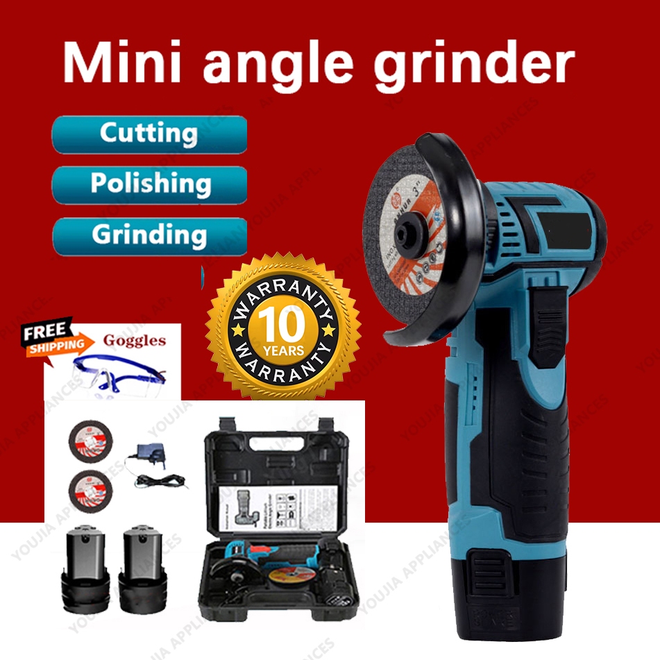 【10 years warranty】12V electric angle wireless grinder polisher ...