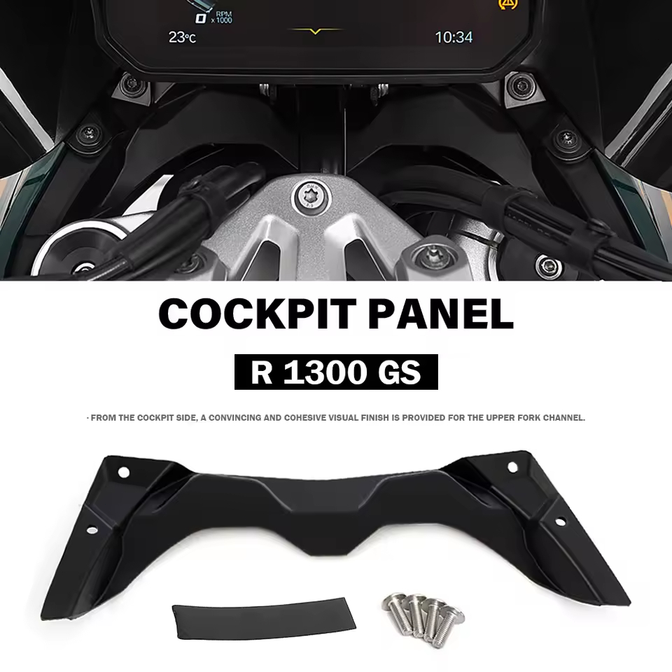 New Motorcycle Cockpit Panel Fairing Fork Shield Updraft Deflector For ...