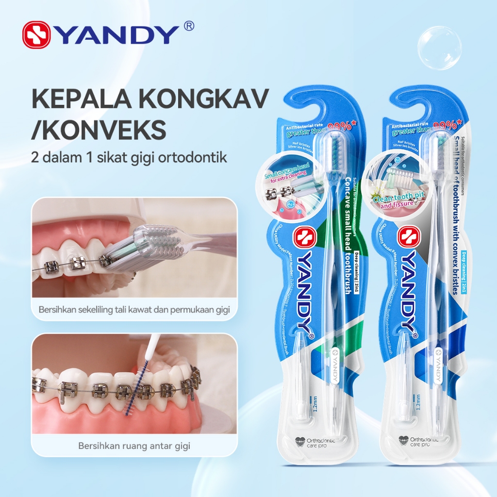 YANDY Berus gigi ortodontik berbentuk U Set berus gigi ortodontik ...