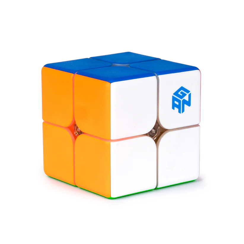 GAN 249 V2 2x2 Cube Professional Stickerless 2x2 Speed Cube Puzzle Toys ...