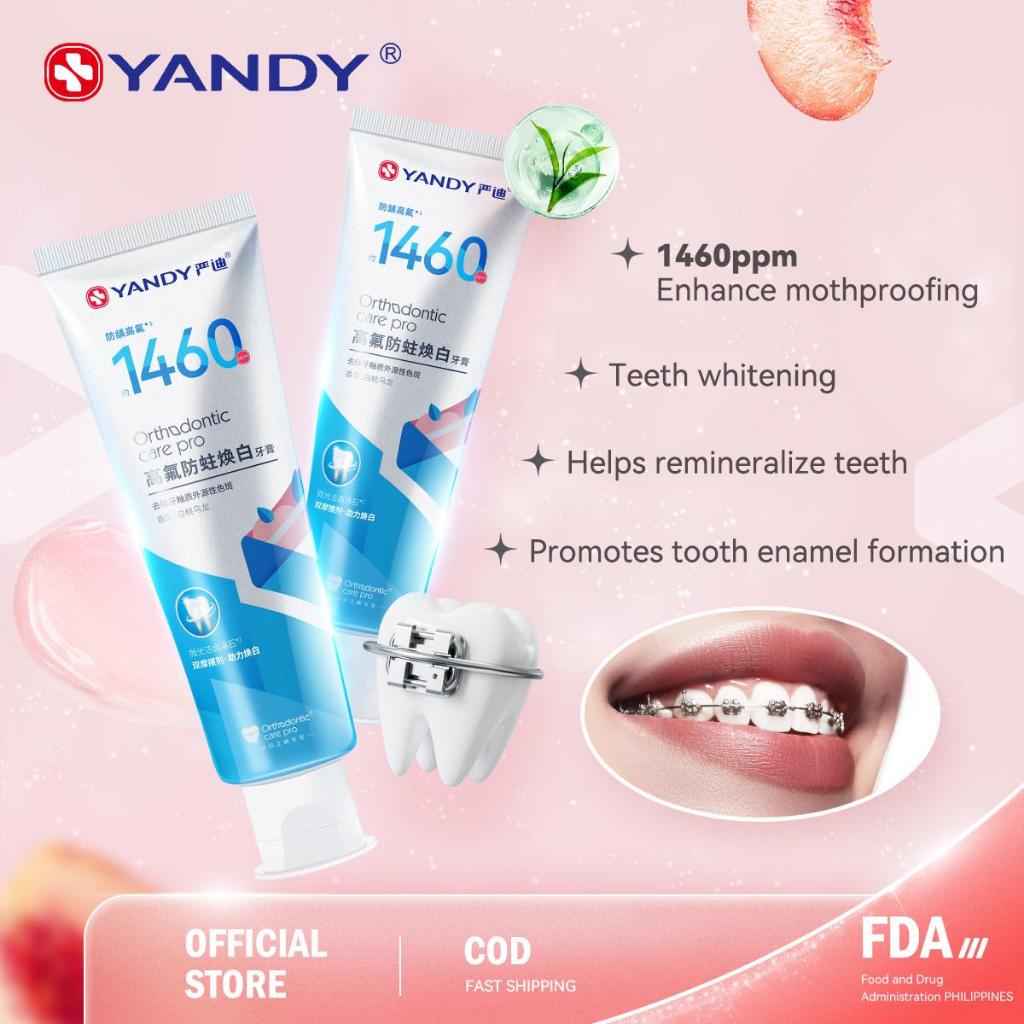 [Halal Certification] YANDY 1460ppm high fluoride anti-caries whitening ...