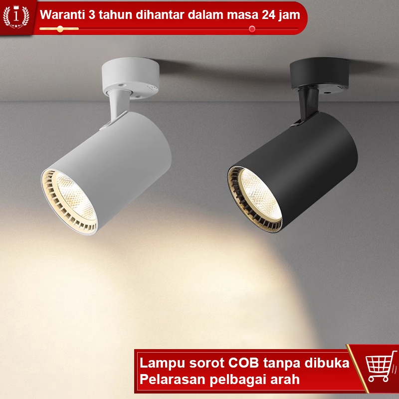 Lampu Siling Lampu Siling Trek LED 10W 3000K Latar belakang dinding ...