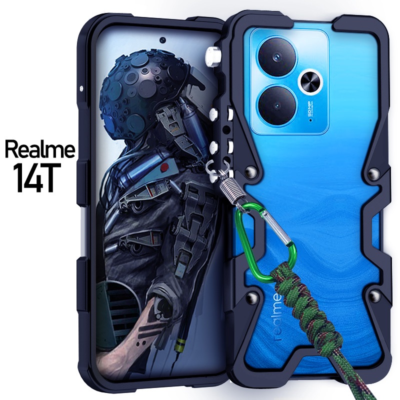 Simon For Realme 14 14T 14X 13 12 11 10 Pro + Fashion Metal Case P1 ...