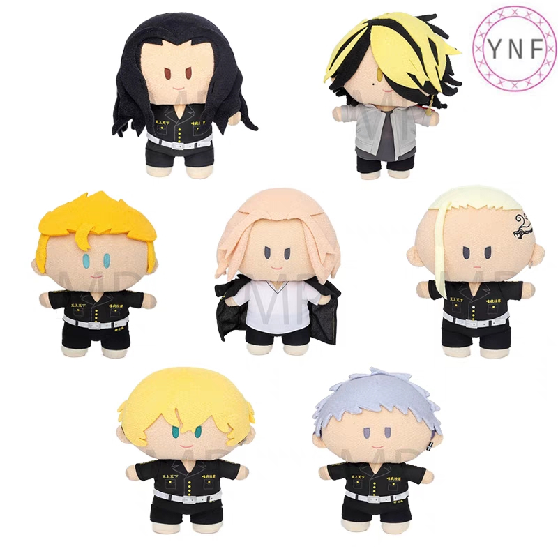 New Tokyo Revengers Anime Plush Toy 23Cm Mikey Draken Takemichi Cute ...