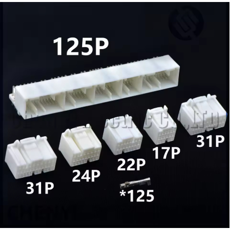 17P/22P/24P/31P/125 Pin PCB Mount Header Connector ECU plug Socket ...