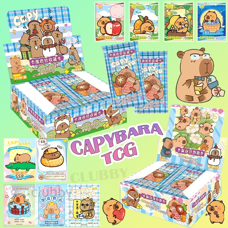 Whole box Capybara card rare SSR/SER/EX kad kapibara TCG board game ...