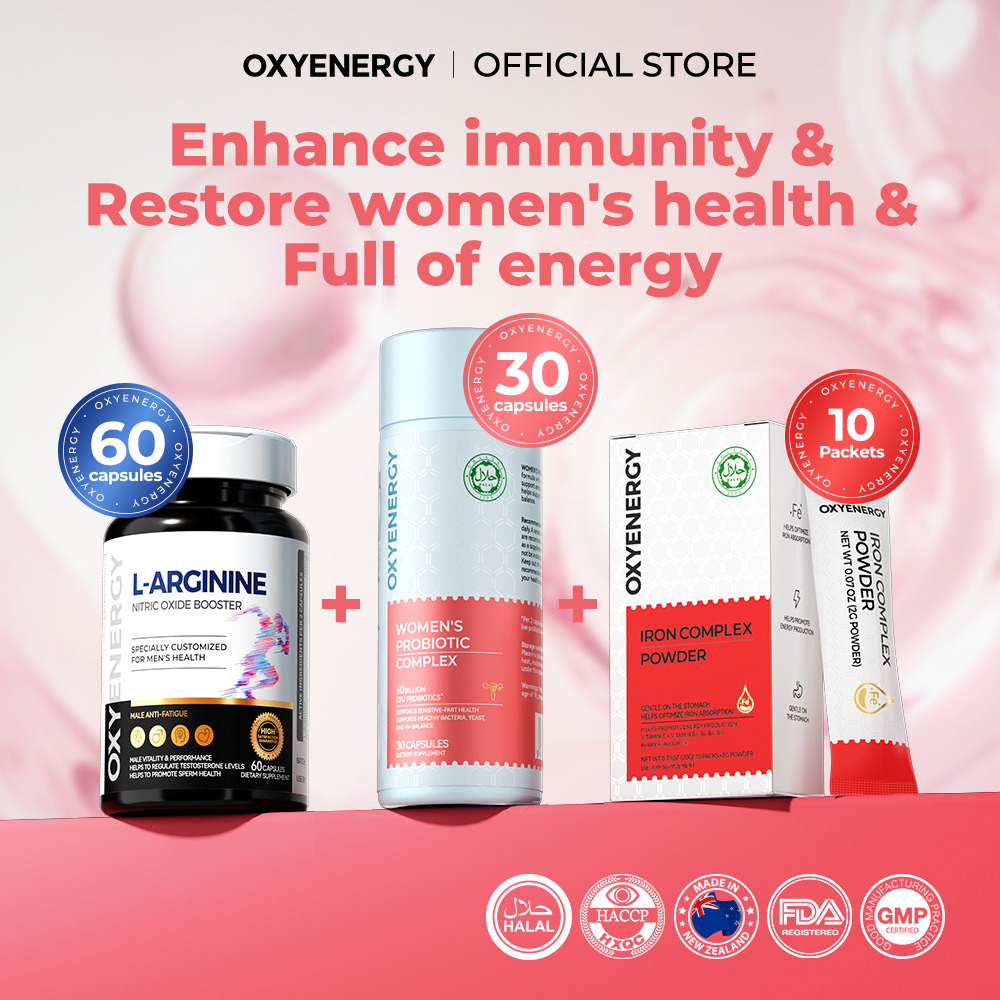 OXYENERGY Women's Health Probiotics For Supports Digestive Urinary ...