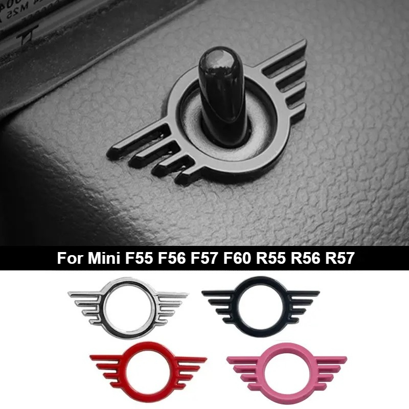 Metal Car Door Lock Pin Wing Emblem Badge Decal For Mini Cooper F55 F56 ...