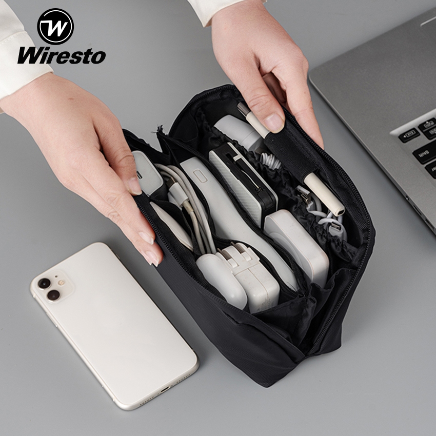 Wiresto Digital Storage Bag USB Cable Storage Bags Multifunctional ...