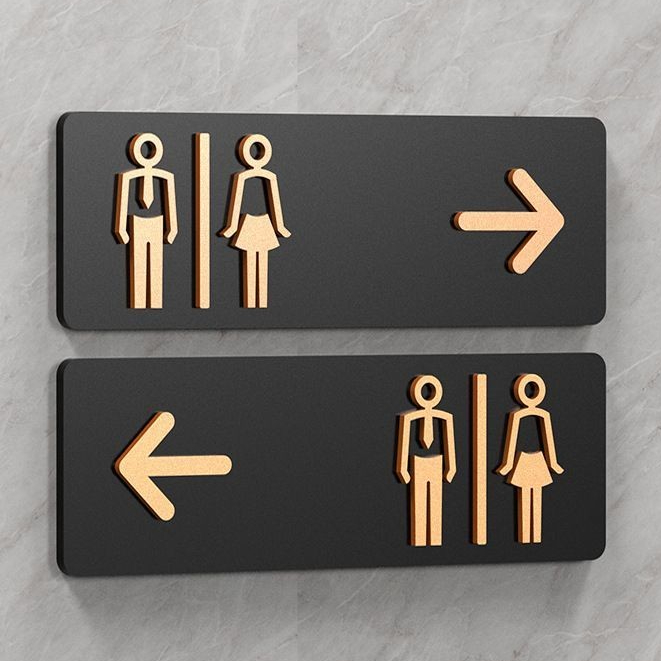 Men Women Toilet Signs Public Toilet Guide Signs Hotel Toilet Index ...