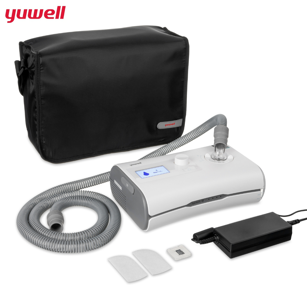 Original Yuwell Portable YH-550 Auto CPAP Machine APAP With Humidifier ...