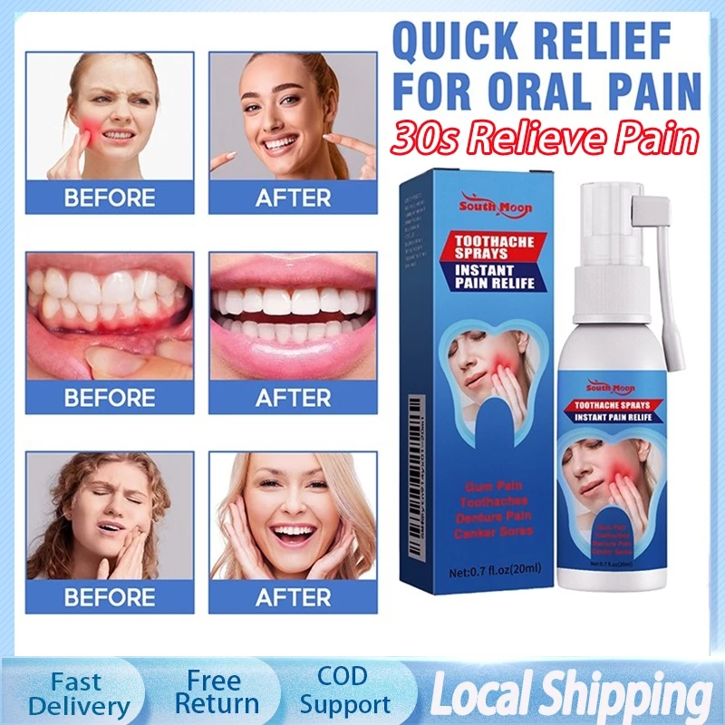 【Buy 1 Free 1】South Moon Toothache Spray 20ml Semburan Ubat Sakit Gigi ...
