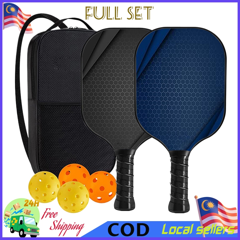 【Ready Stock】Affordable Pickleball Paddle/Racket Fiberglass surface ...