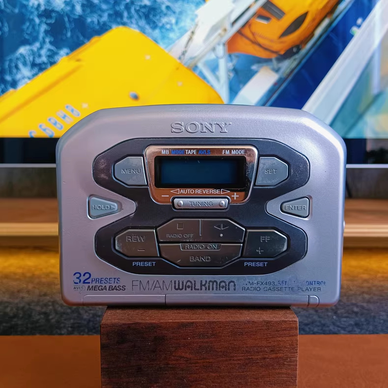 Sony FX493 Tape Walkman 32 Permanent Memory Station 90s Player MB Bass ...