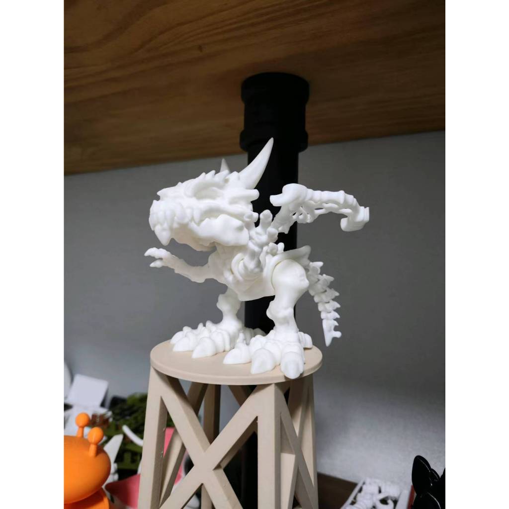 "Articulated Bone Dragon Model - Poseable Wings & Tail with Movable ...