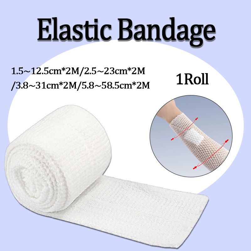 1 Roll Wound Roll Tape White Tubular Finger Care Bandages Band Stretch ...