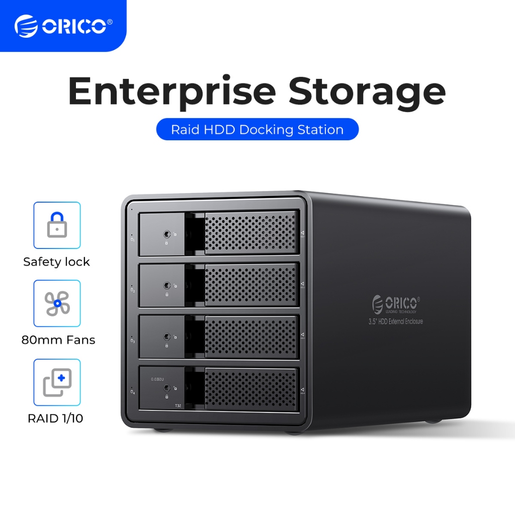 ORICO 95 Series 4-Bay HDD Docking Station with RAID USB 3.0 Aluminum ...