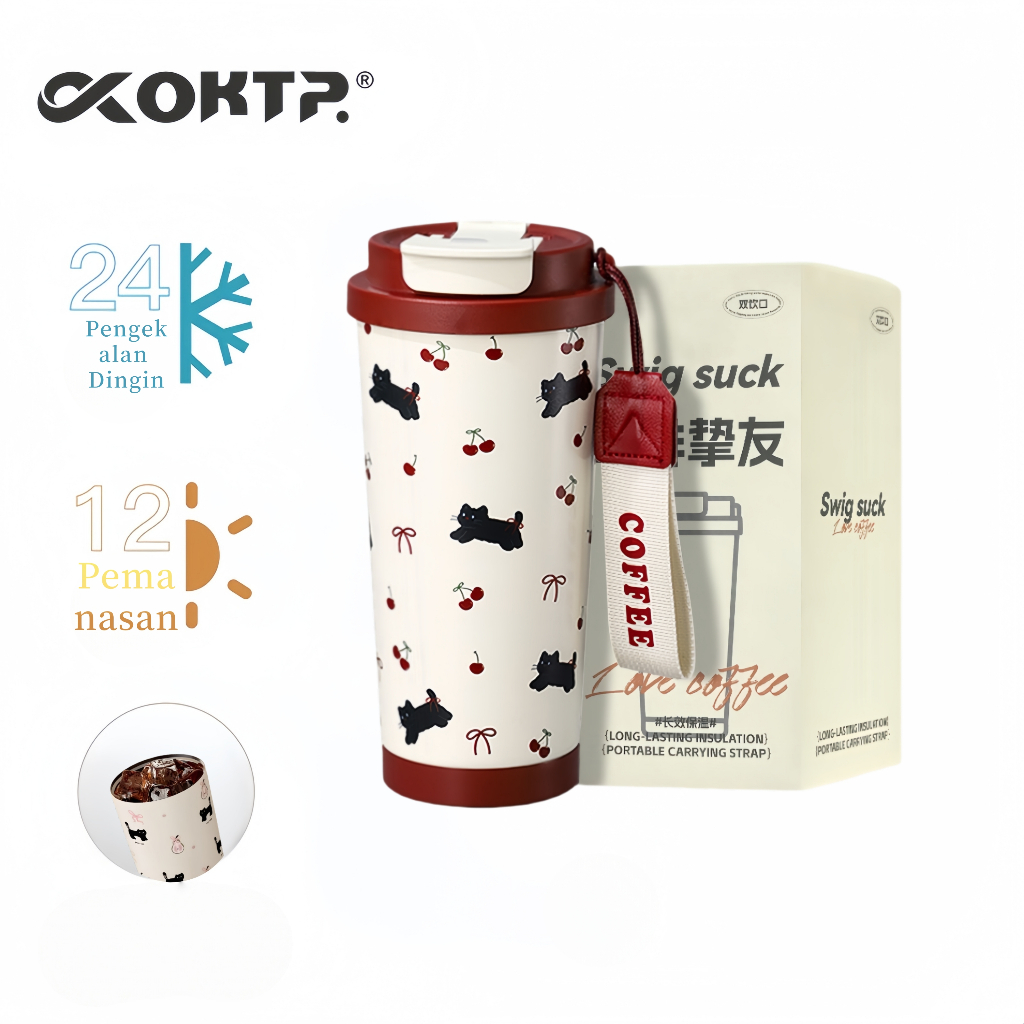📦Local sellers📦316 Stainless Steel Coffee Cup tumbler tahan sejuk Office water bottle Tumbler ...
