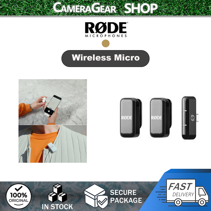 RODE Ultra-compact Wireless Microphone Compact Wireless Microphone Two ...