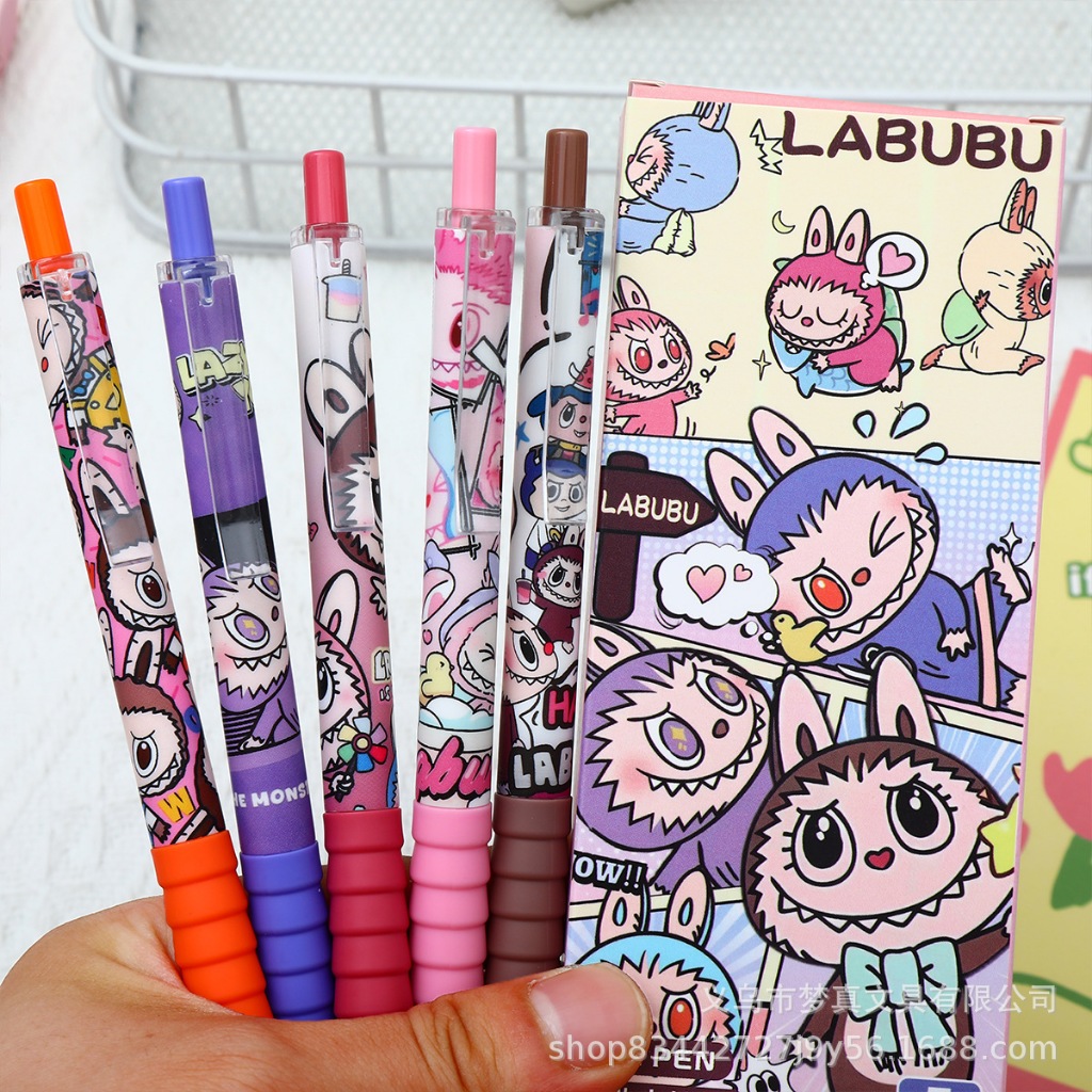 LABUBU High Gel Pen ST Quick Drying Neutral Pen Cartoon Cute Student ...