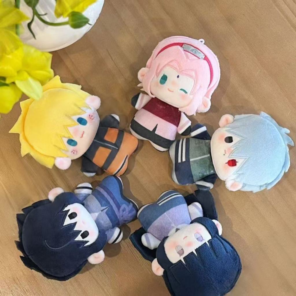 Anime Naruto Plush Dolls Print Uzumaki Naruto Uchiha Sasuke Stuffed Toy ...