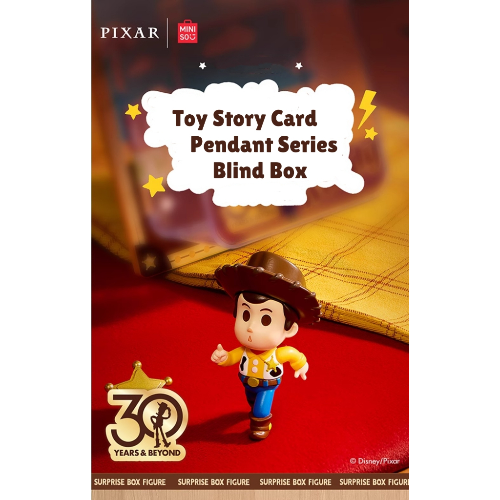Miniso Disney Pixar Toy Story 30 Years & Beyond Card Pendant Series ...