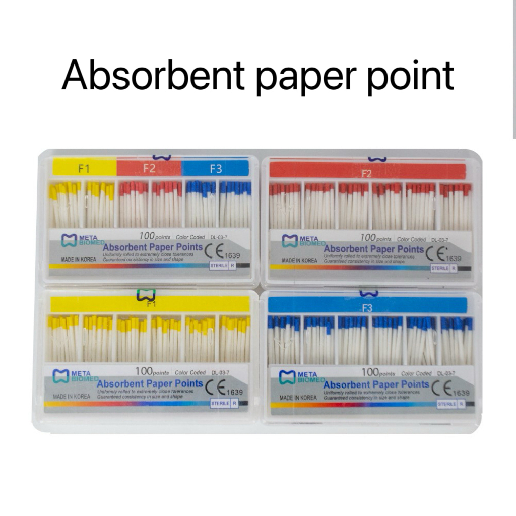Protaper Absorbent paper point F1 F2 F2 F1-F3 100 Points/box | Shopee ...