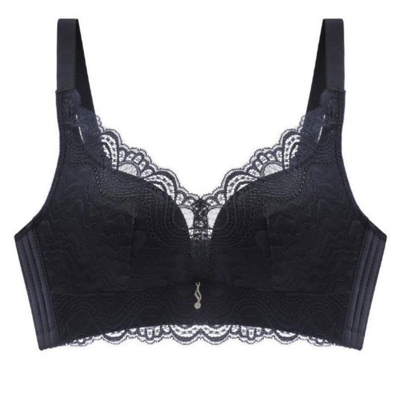 Sweet Venas Women's Plus Size Bra Minimizer Underwear Wireless Sexy ...