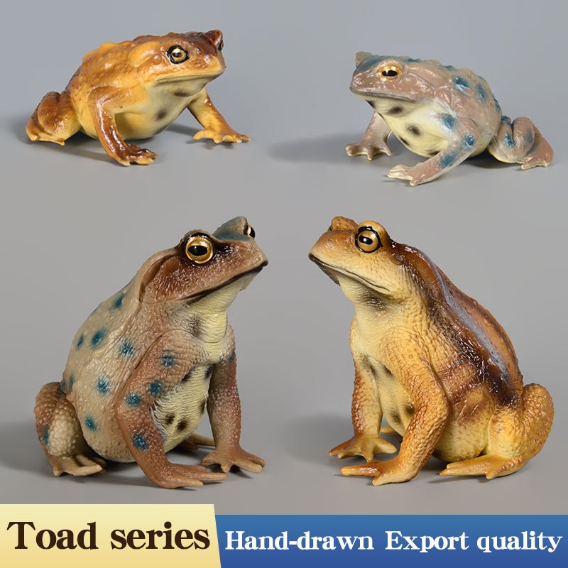 Simulated Toad Tree Frog Model Figure Toy Realistic Bullfrog Figurines ...