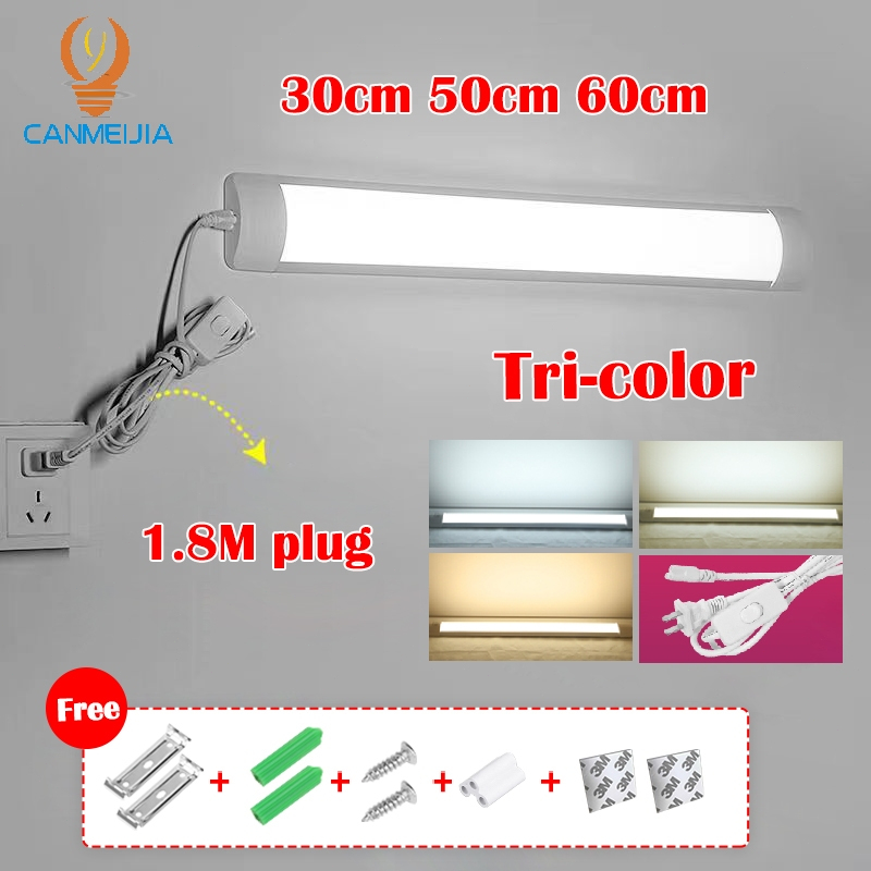 CANMEIJIA Led Tube Light Bar 2ft Night Lights 10W 20W Wall Lamps 30 50 ...
