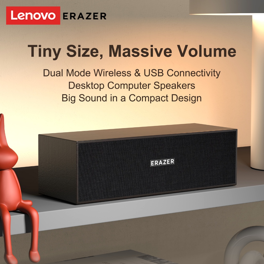 Lenovo ERAZER D01 Wooden Speaker Computer Audio Desktop Notebook ...