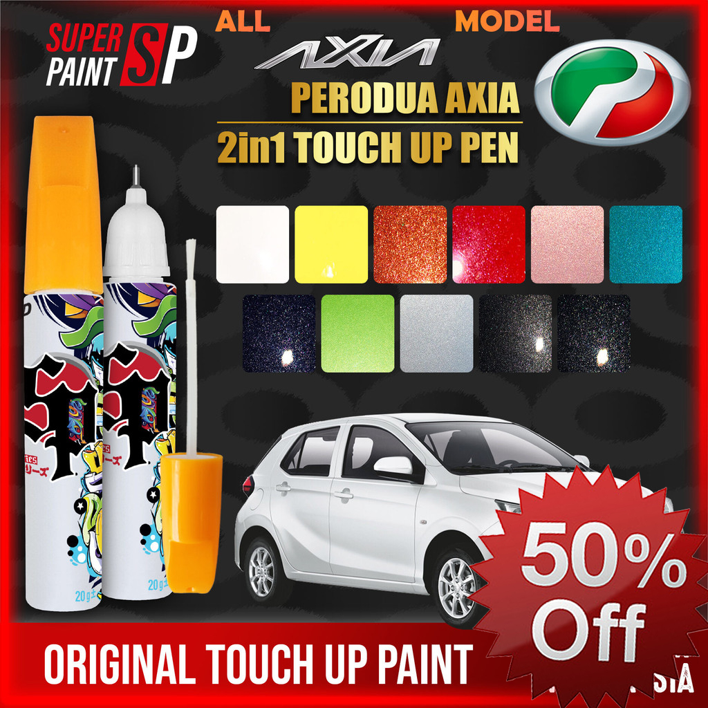 Perodua Axia 】All Colors Car Touch Up Paint Pen Scratch Repair Pro Tool ...