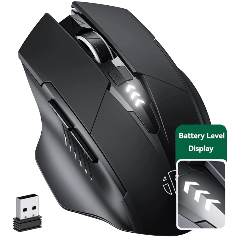 INPHIC F1S 2.4G Wireless Mouse A1 Bluetooth Compatible Mouse 500mAh ...