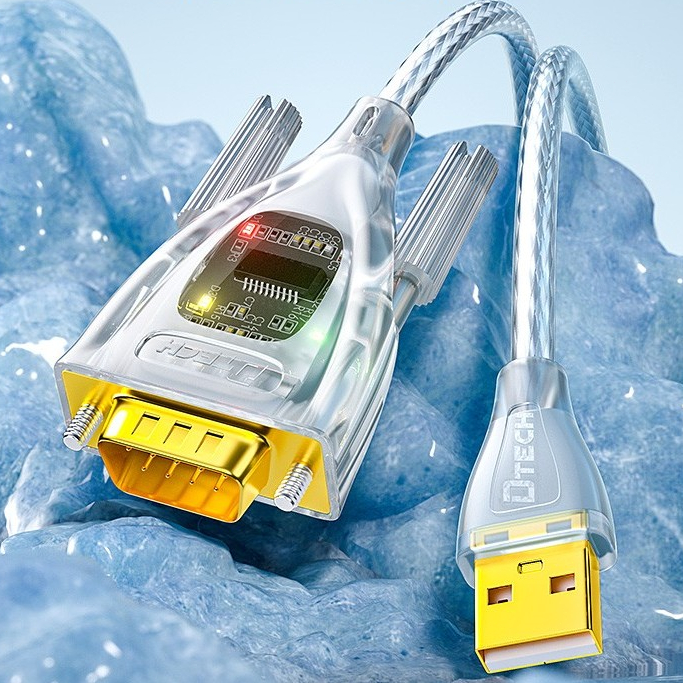 DTECH USB to RS232 serial port cable with FT231 chip industrial grade 9 ...
