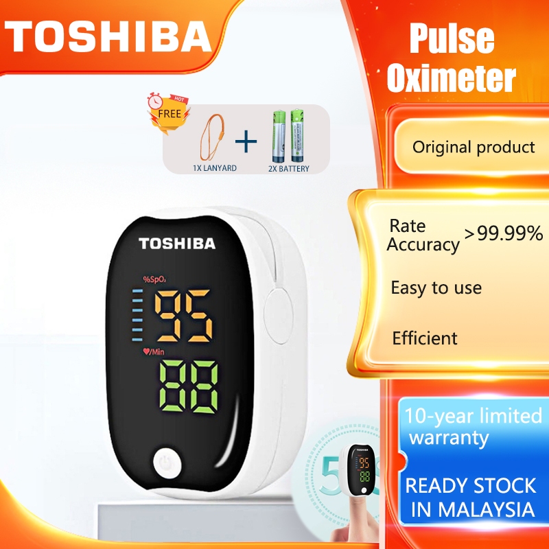 Toshiba Genuine Oximeter Finger Clip Home Oxygen Saturation Tester ...