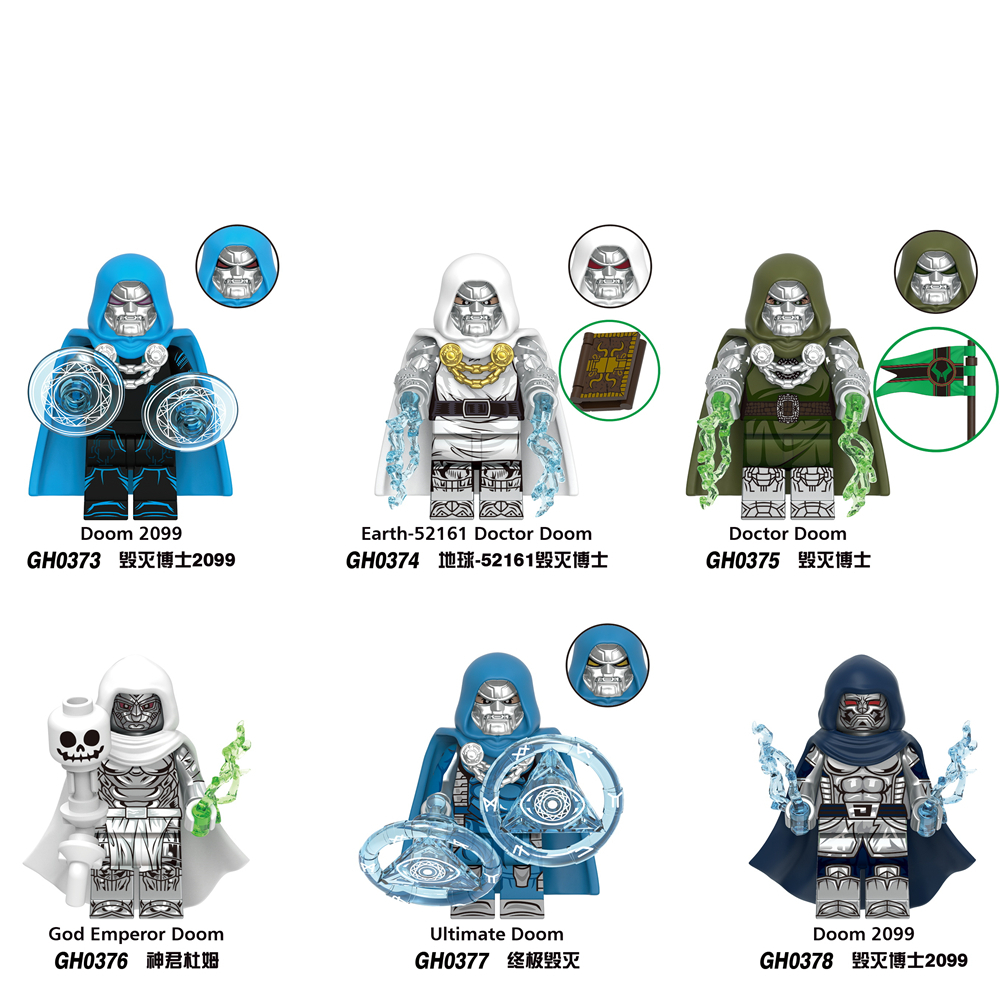 Block Toys Figure Doctor Doom God Emperor Doom Building Block Mini Toy ...