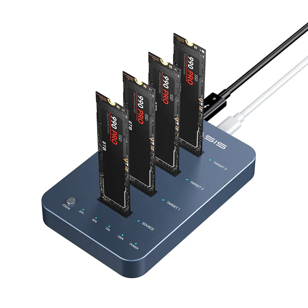 ACASIS 4 Bay M.2 NVME SSD Enclosure With Offline Clone Function USB-C 3 ...