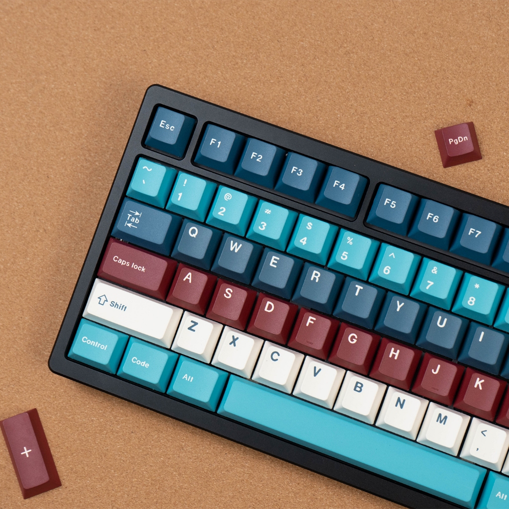 Motosuko lake Keycap Blue PBT cherry Profile 131 keycaps set for ...