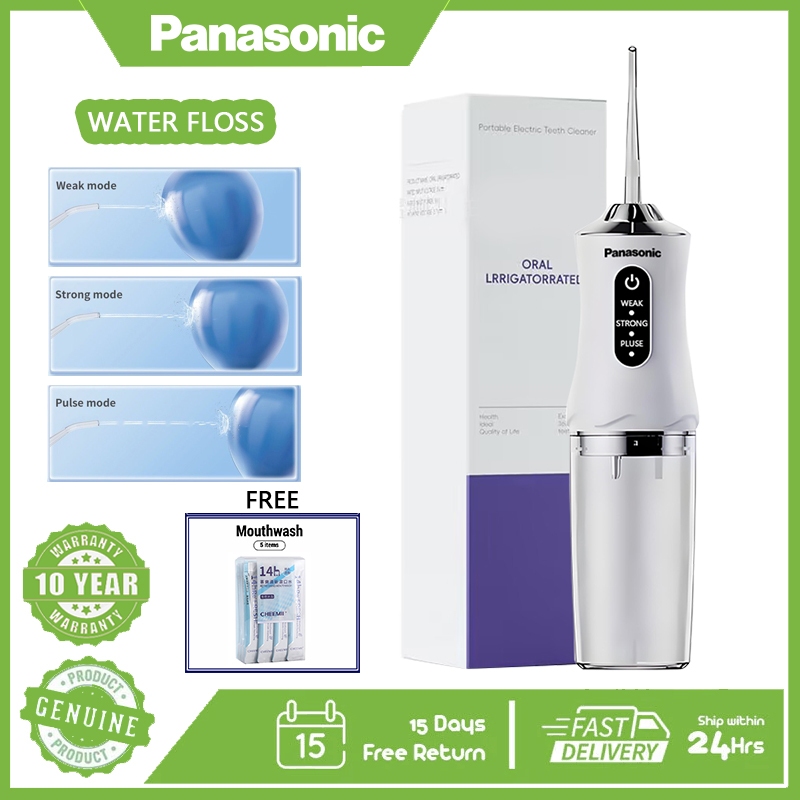 Malaysia stock-Panasonic original wireless water flosser 3 modes 4 ...