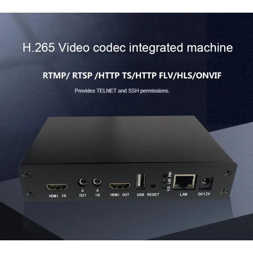 H265 Encoder Decoder 4k Support Iptv Monitor Rtmp Support Udisk Sd Card Recording H264 Hdmi To ...