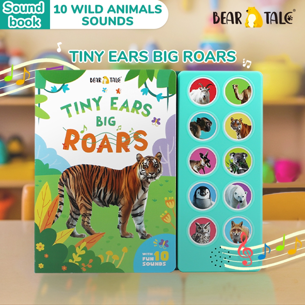 BEAR TALE Wild Animal Sounds Books For Kids Point To Read For Toddler ...