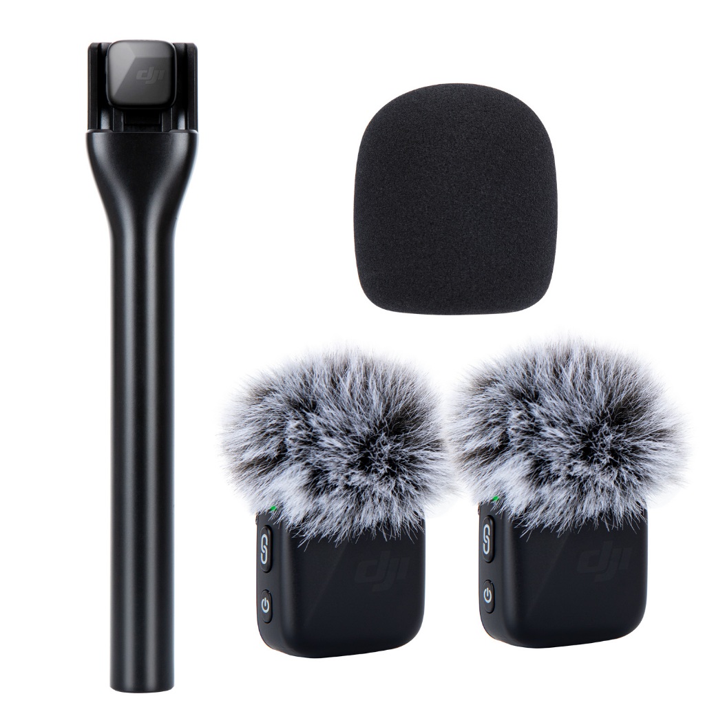 Handheld Wireless Mic Stand for DJI Mic Mini with Pop Filter, Holder ...