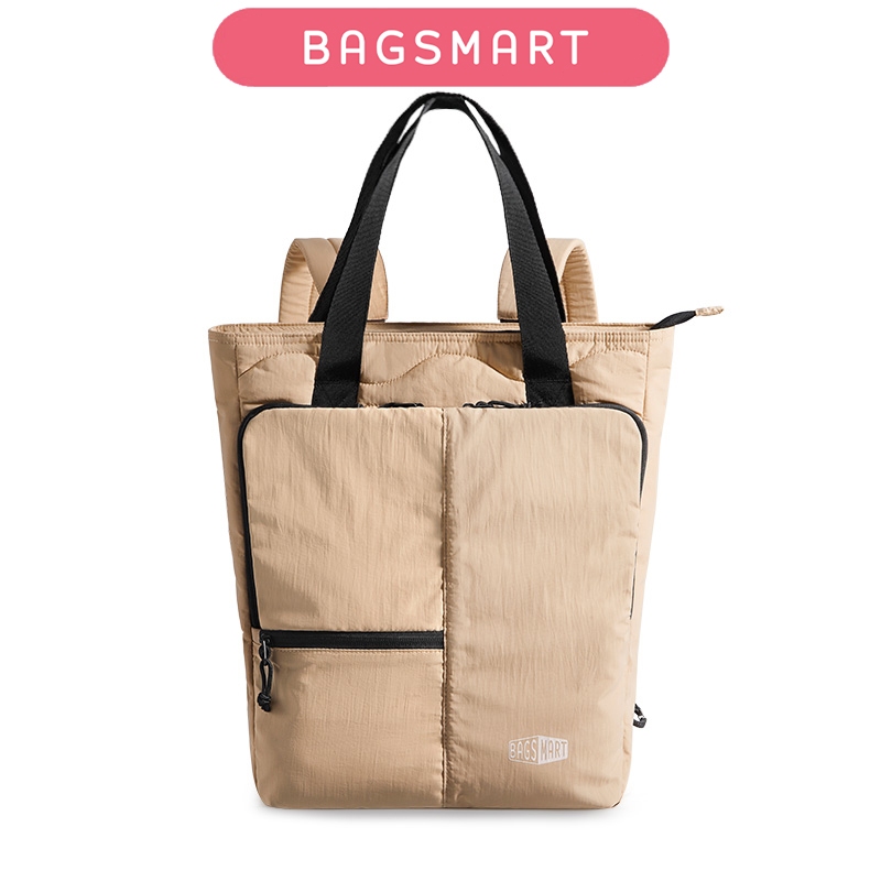 BAGSMART Convertible Tote Backpack Fits 15.6" Laptop, Unisex ...