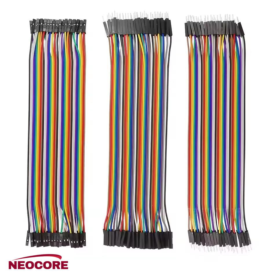 40 Pin Breadboard Jumper Cable Wire Male to Male/Female to Female/Male ...