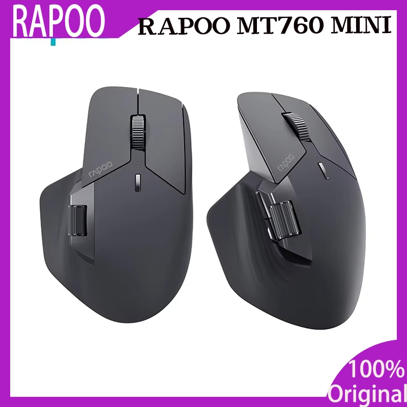 Rapoo MT760 Mini Multi-mode Wireless Mouse Ergonomic 3200 DPI Easy ...