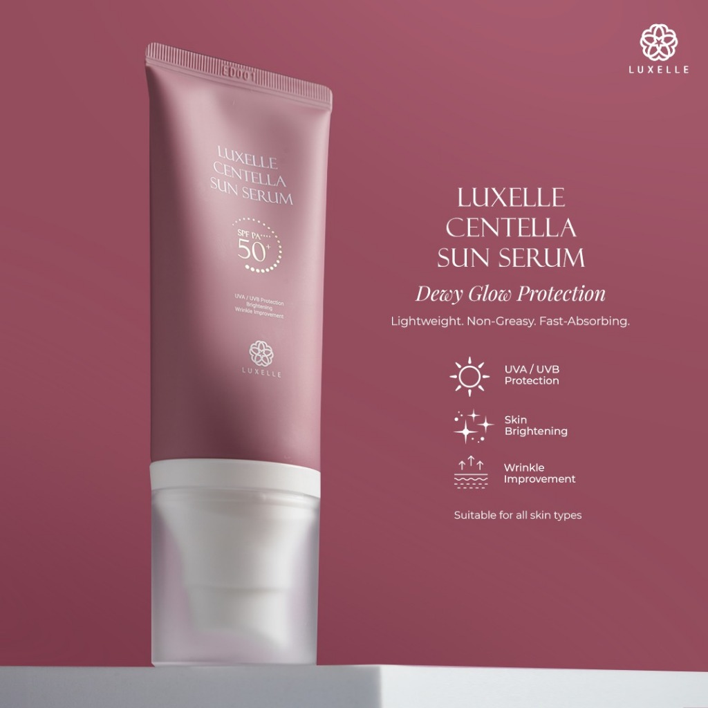Luxelle Centella Sun Serum SPF 50+ PA++++++ Sunscreen | Shopee Malaysia